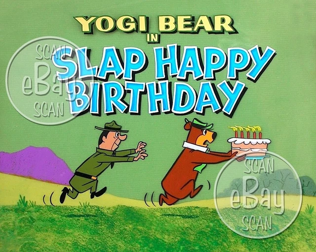 RARE! YOGI BEAR Cartoon Color TV Photo HANNA BARBERA Studios EPISODE ...
