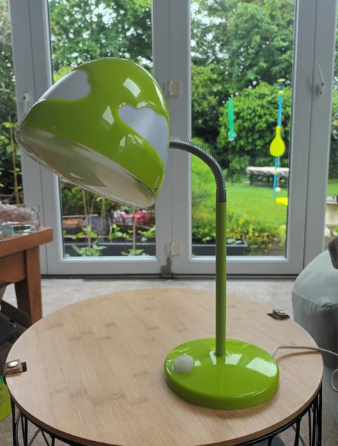 IKEA SKOJIG APPLE Green Posable Childrens Desk Lamp/Bedside Lamp £14.99 ...