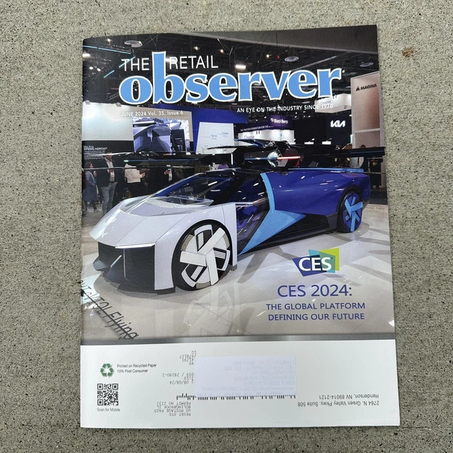 THE RETAIL OBSERVER Magazine June 2024 CES Global Platform Issue KBIS NKBA £9.12 - PicClick UK
