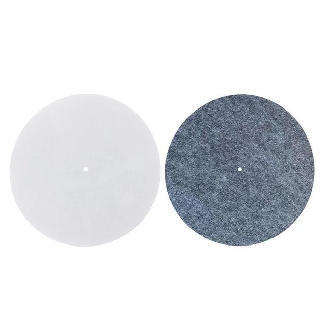 3MM THICK ANTI-STATIC Felt Platter Turntable Mat Anti-Vibration Slipmat ...