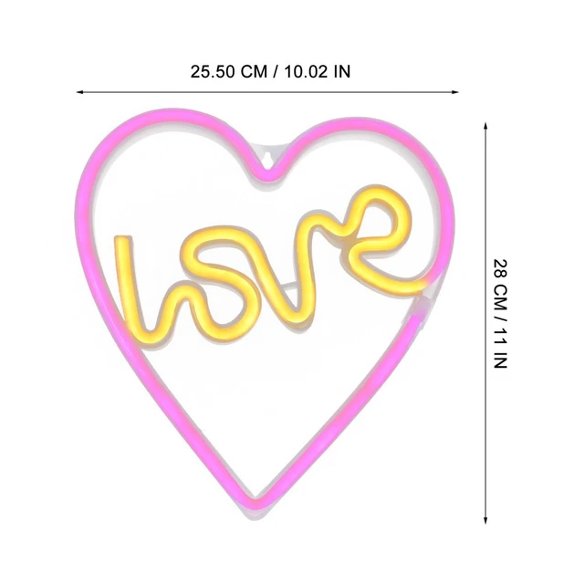 USB NEON LAMP Light Sign LED Signs for Wall Decor Lights Bedroom £29.68 ...