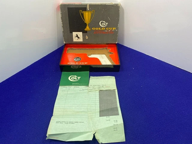 VINTAGE COLT GOLD Cup National Match Pre-Series 70 45 Cal Genuine ...