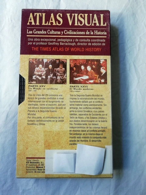 VISUAL ATLAS OF Universal History-Vol 13 VHS-The Modern World-PAL ...