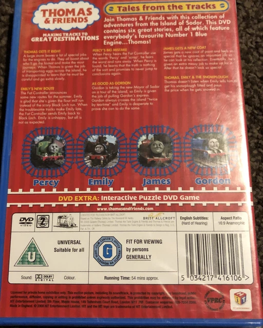 THOMAS THE TANK Engine and Friends: Tales from the Tracks DVD (2009 ...