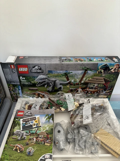 LEGO JURASSIC WORLD 75941 Indominus Rex vs. Ankylosaurus Please Read ...