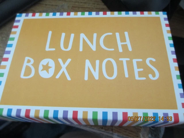 LUNCH BOX KIDS Notes Box Of 18 Notes New Back To School $8.99 - PicClick