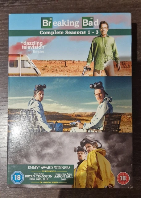 BREAKING BAD SERIES 1-3 DVD Boxset £7.98 - PicClick UK