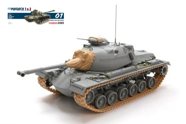 MODEL KIT OF Mount Wagons Armoured Tank Dragon Idf Magach 2 Kit 1:3 5 ...