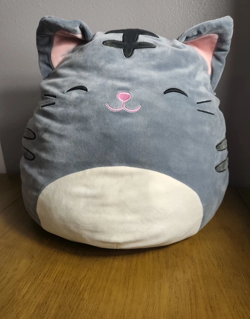 SQUISHMALLOWS KELLYTOY OFFICIAL 2021 Tally the Gray Tabby Cat 12 inch ... SQUISHMALLOWS KELLYTOY OFFICIAL 2021 Tally the Gray Tabby Cat 12 inch ...