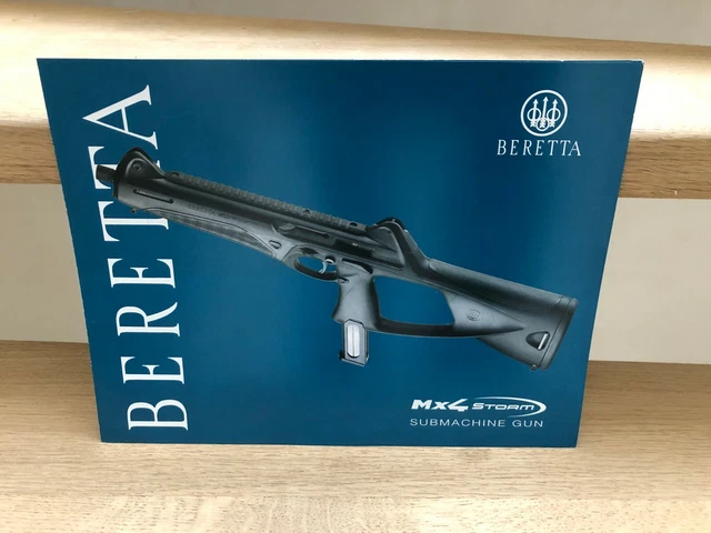 BERETTA MX4 STORM Submachine Gun brochure £8.87 - PicClick UK