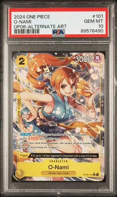 ONE PIECE WINGS Of The Captain ANGLAIS Onami Nami Alt Art *GEMME COMME ...