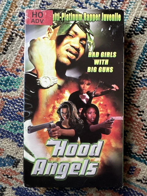 HOOD ANGELS MOVIE VHS rare with rapper JUVENILE Bad girls with big guns ...