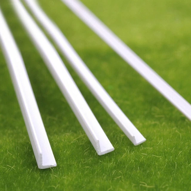 L SHAPED STRIP Tube ABS Angle Model Building Accessories Lightweight ...