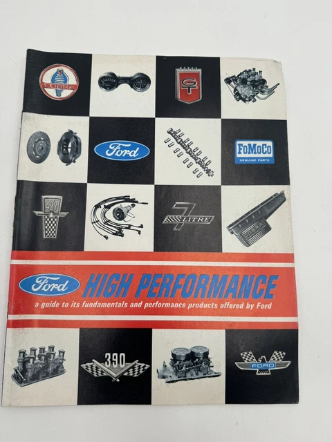 ORIGINAL 1966 FORD High Performance Parts catalog - shelby cobra EUR 47 ...