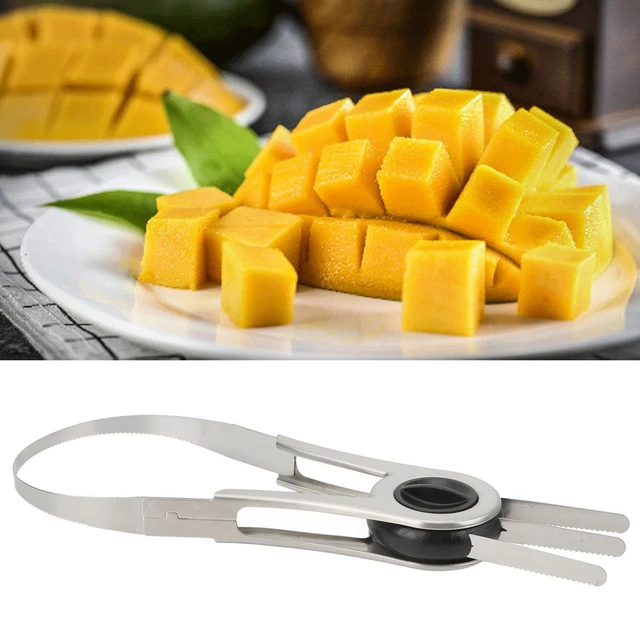 NEW STAINLESS STEEL Mango Slicing Separator Mango Splitter Cutter Fruit ...