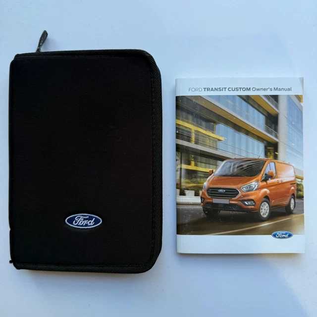 FORD TRANSIT CUSTOM Owners Manual Handbook 2018 Print - Wallet Pack ...