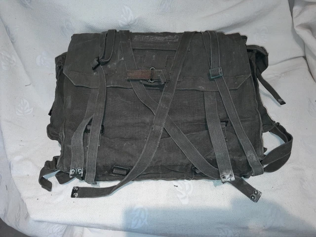 BRITISH ARMY 58 Pattern Webbing Large Pack Grade 3 £15.00 - PicClick UK