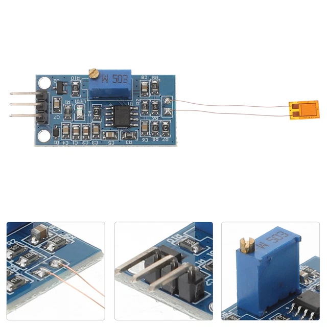 LIGHT DEPENDENT RESISTOR Bending Sensors Strain Gauge Amplifier £10.95 ...