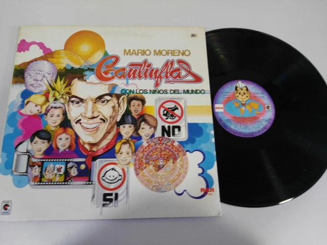 MARIO MORENO CANTINFLAS Con Los Niños Del Mundo VG/VG LP Vinile 12 ...