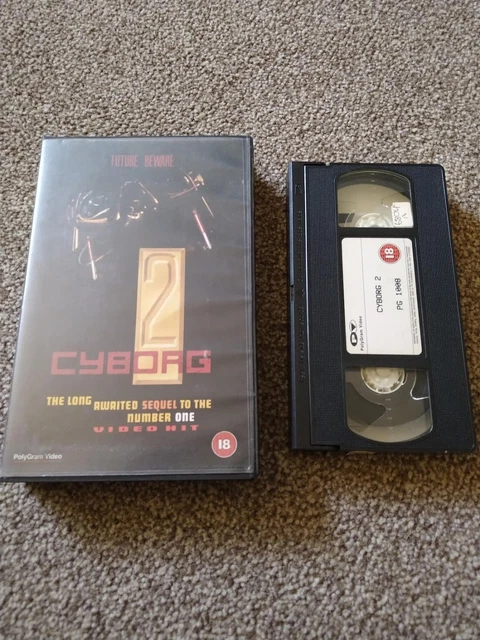 CYBORG 2 UK BIG BOX PAL VHS VIDEO 1993 Angelina Jolie Jack Palance Van ...