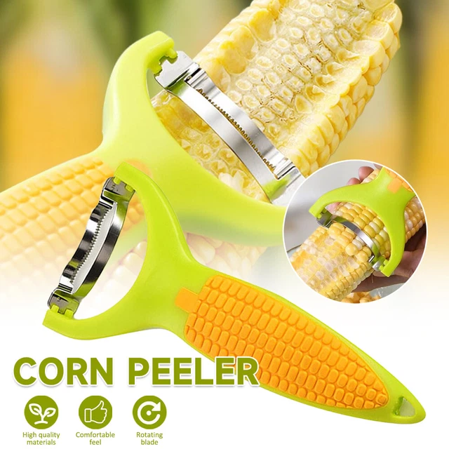 CORN PEELER STRIPPER Stainless Steel Quick Corn Kernel Cutter Tool Corn ...