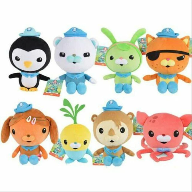 12'' THE OCTONAUTS Octo Crew Pack Barnacles Kwazii Peso Stuffed Plush ...