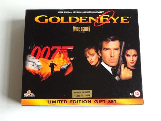 GOLDENEYE JAMES BOND - VHS Video UK PAL Widescreen Limited Edition Box ...