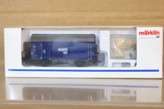 MARKLIN MÄRKLIN 48752 MARKLIN MAGAZIN 1997 GOODS WAGON SET MINT BOXED ...