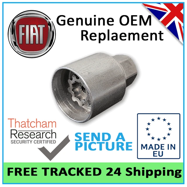 FIAT IDEA LOCKING Wheel Nut Key Lug Genuine OEM Lock Key Match Matching ...