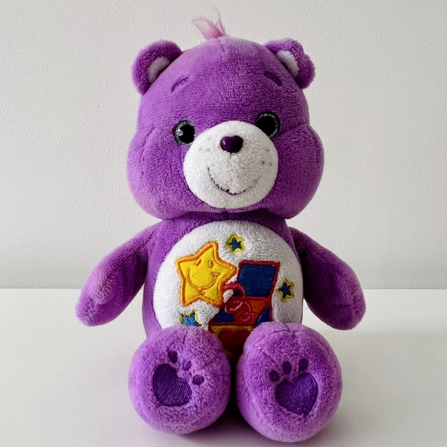 CARE BEARS SURPRISE Bear Purple Jack In The Box Plush Teddy Toy Doll ...