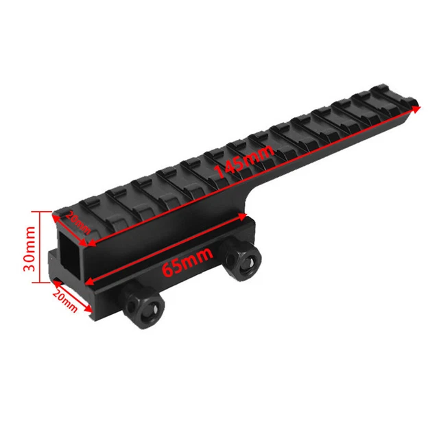 30MM PICATINNY WEAVER Rail Scope Extension Riser Mount Base Adapter ...