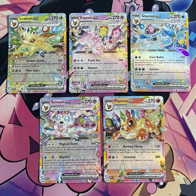 POKÉMON CARD | Prismatic Evolutions Eevee Evolutions Ex Bundle X5 ...