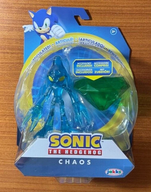 FIGURINE ARTICULÉE JAKKS Pacific Sonic the Hedgehog CHAOS avec MASTER ...