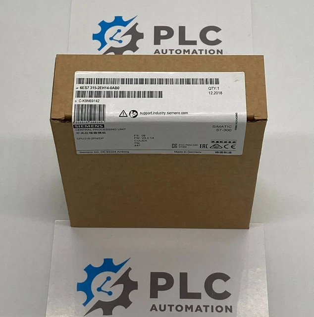 SIEMENS SIMATIC S7-300 CPU 315-2 PN/DP; 6ES7315-2EH14-0AB0 £1,986.15 ...