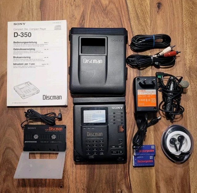 SONY D-350 TRAGBARER CD Player Discman Walkman Vintage Sammlerstück EUR ...