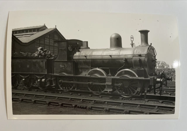 LSWR RAILWAY LOCOMOTIVE Photograph - 343 - A1075 £3.50 - PicClick UK