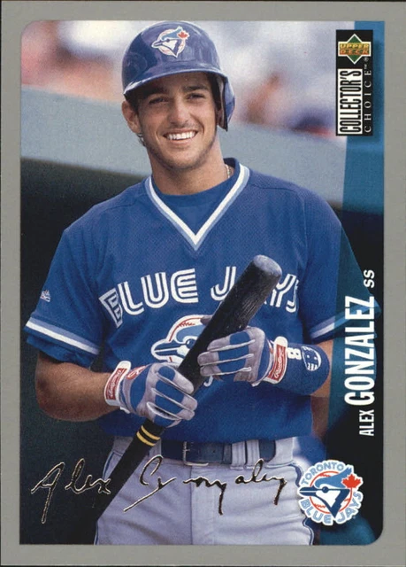 1996 (BLUE JAYS) Collector's Choice Argent Signature #353 Alex Gonzalez ...