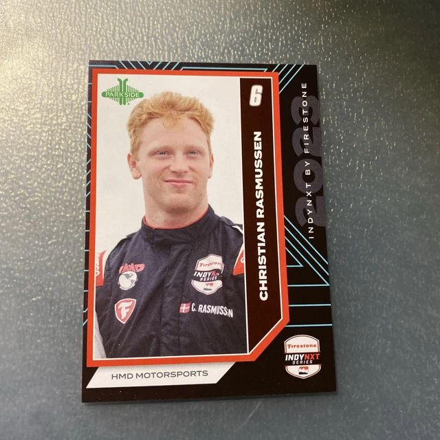 2024 PARKSIDE NTT Indy Car Racing INDYNXT Card CHRISTIAN RASMUSSEN EUR ...
