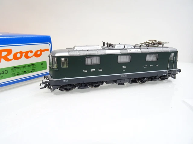 ROCO H0 69840 AC Svizzera locomotiva elettrica Re 4/4 II 11128 delle ...