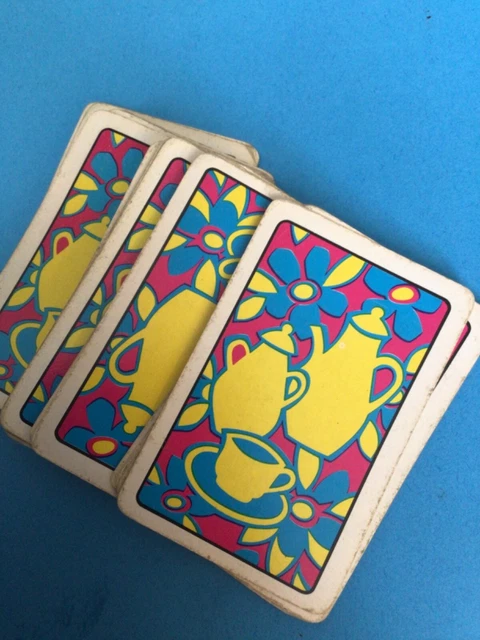 VINTAGE NEW OLD stock complete deck, playing cards, retro groovy 60s $7 ...
