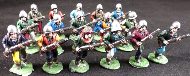 28MM LATE MEDIEVAL Handgunners Painted Wargames Foundry Metal Model ...