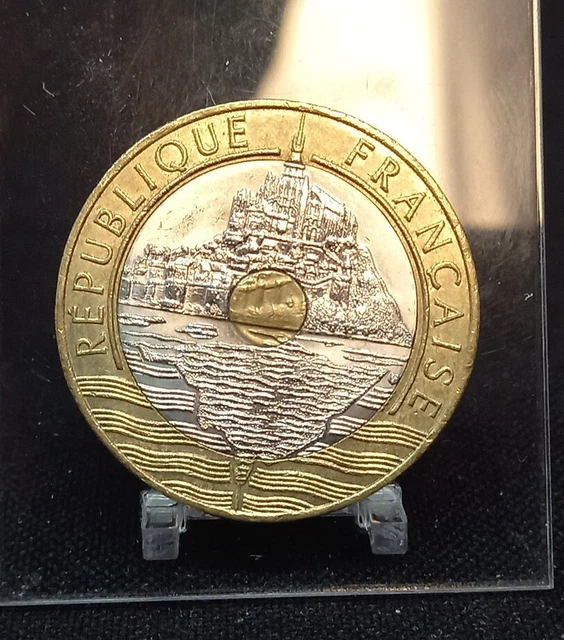 FRANCE 20 FRANCS bicolore 1995 mont saint michel EUR 1,99 - PicClick FR