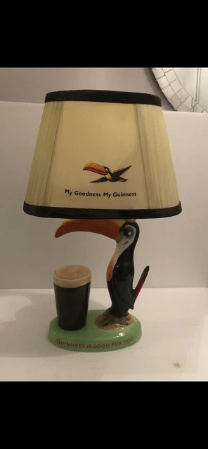 GUINNESS ARKLOW POTTERY Toucan Lamp And Original Shade £2,153.15 ...