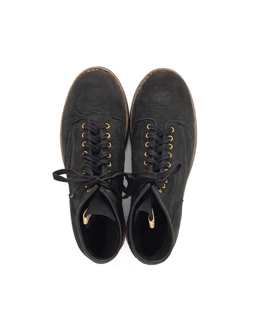 VISVIM SS26 BRIGADIER Mid-Folk Boots, Black, Size 8 £1,065.60 - PicClick UK