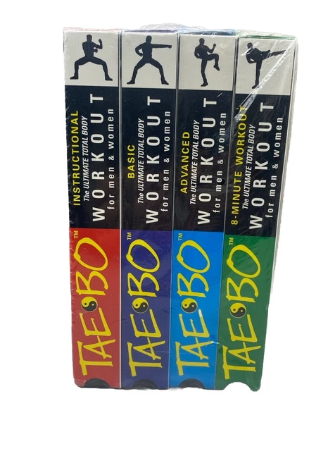 TAE BO: THE Ultimate Total Body Workout Billy Blanks • 4 VHS Set • New ...