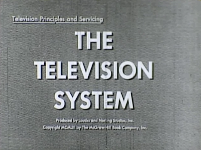 16MM FILM REEL - The Television System - Television Principles and ...