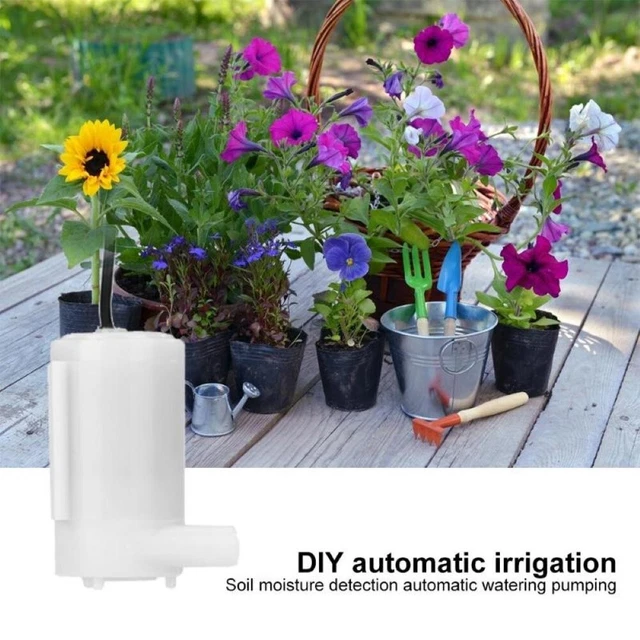 DIY AUTOMATIC WATERING Irrigation System Soil Moisture Sensor Pump ...