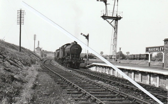 A VIEW OF 64841 at haughley station in c1960s (norfolk) £1.50 - PicClick UK