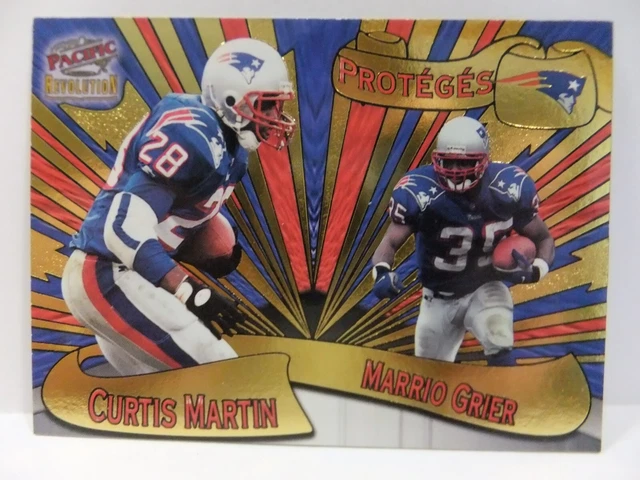 CURTIS MARTIN MARRIO Grier 1997 Pacific Revolution protège les ...