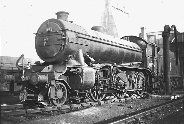 NEGATIVE 6X9 LNER 61996 "LORD OF THE ISLES" ON EASTFIELD SHED SCOTLAND ...